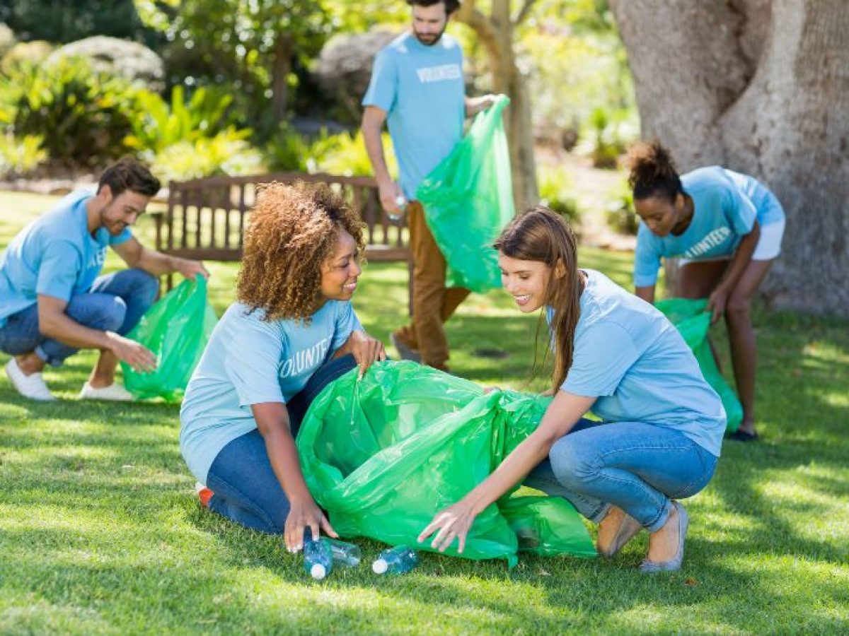 Recoger Basura En El Parque